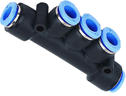 PK, pneumatic push in fittings with BSPT, NPT thread, pneumatic ...